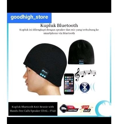 Jual Topi Kupluk Bluetooth MP3 Musik Handphone,Bisa Buat Telepon juga ...