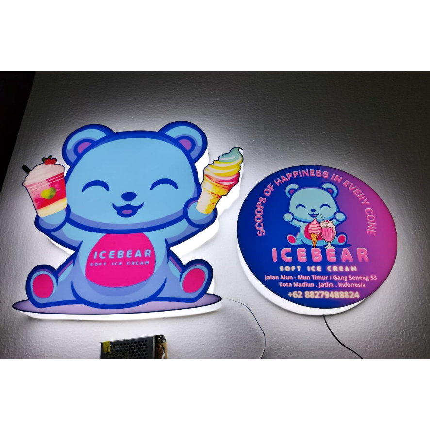 Jual Sign Neon Box LED Akrilik Bebas Custom Papan Usaha | Shopee Indonesia