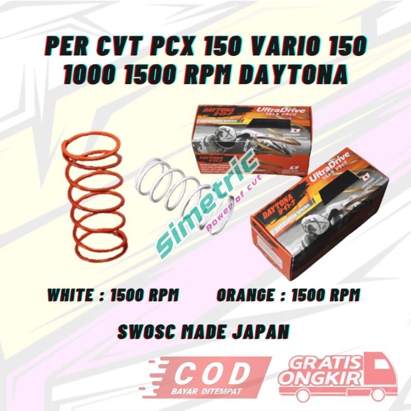 Jual Per Cvt Daytona Pcx 150 Vario 125/150 Original Upgrade Cvt Pcx ...