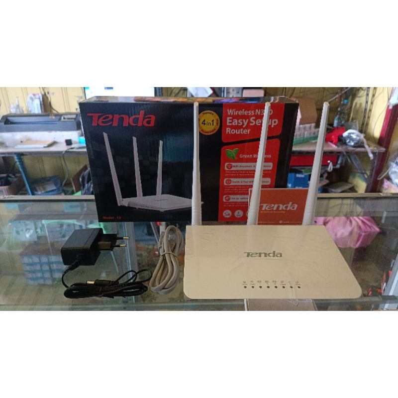 Jual Router Tenda F3 Wireless Router 300Mbps | Shopee Indonesia