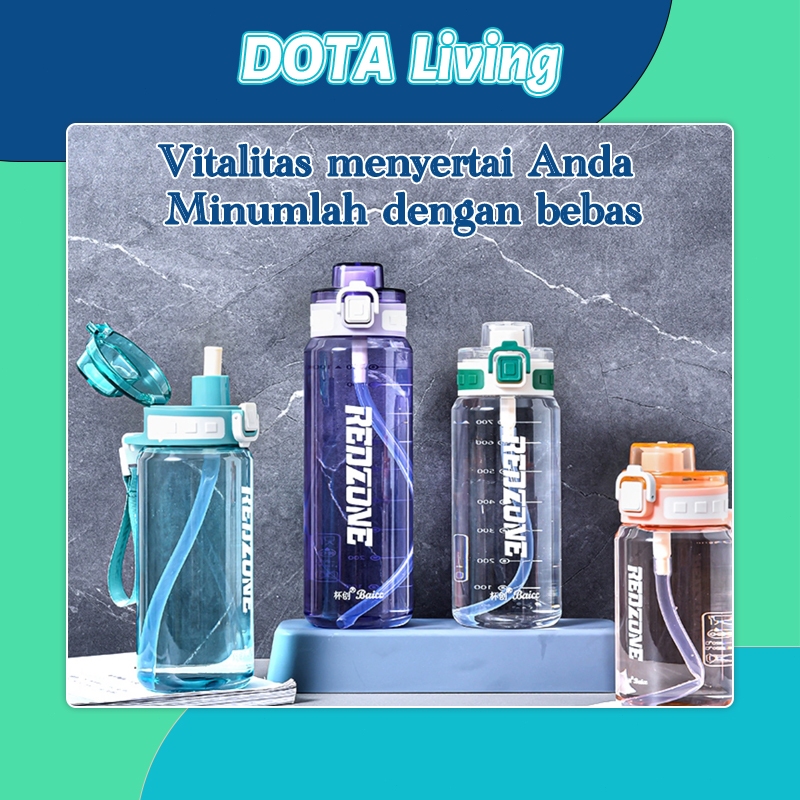 Jual DOTA Living BOTOL MINUM 1000ML RELAX BOTOL OLAHRAGA KANTOR SEKOLAH ...