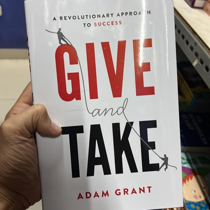 Jual Buku Give and Take A Revolutionary Approach to Success | Shopee ...