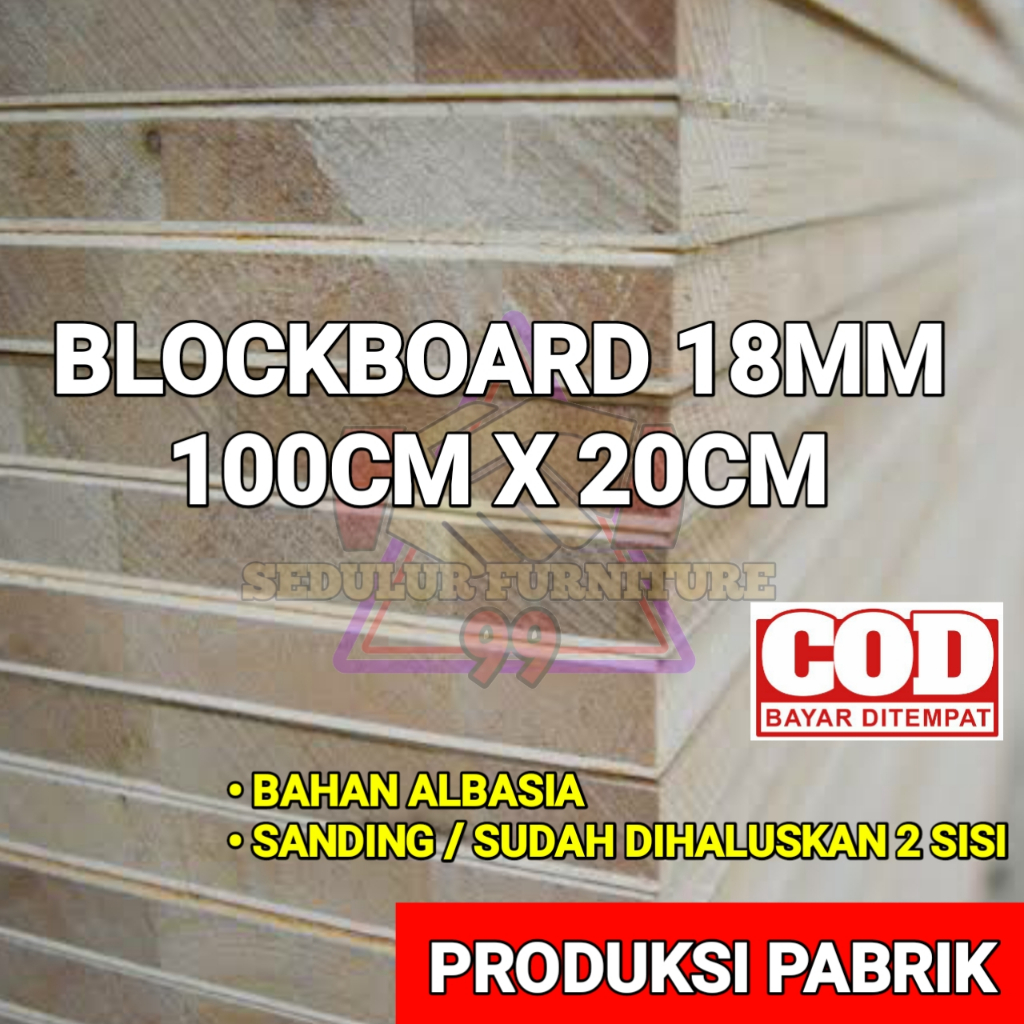 Jual Blockboard 18mm 100 x 20 cm | Shopee Indonesia