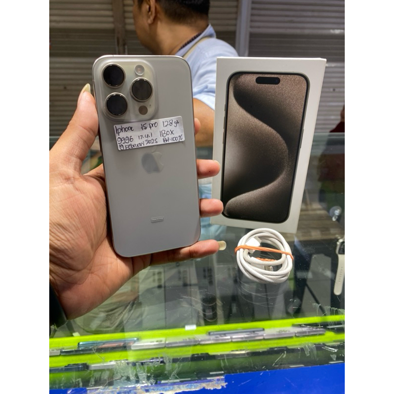 Jual iPhone 15 pro 128gb iBox | Shopee Indonesia