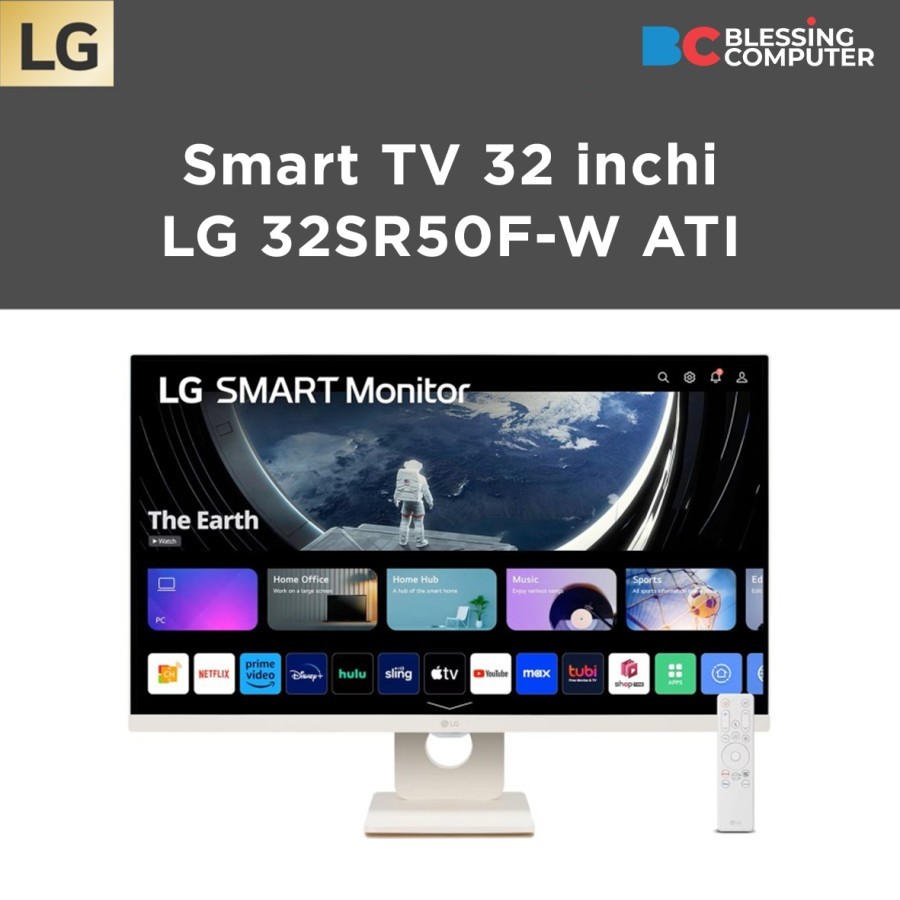 Jual Smart TV 32 inchi LG 32SR50F-W ATI | Shopee Indonesia