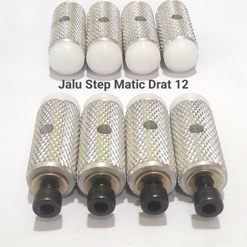 Jual Jalu Step Matic Teflon Dural Alumunium Drat 12 | Shopee Indonesia