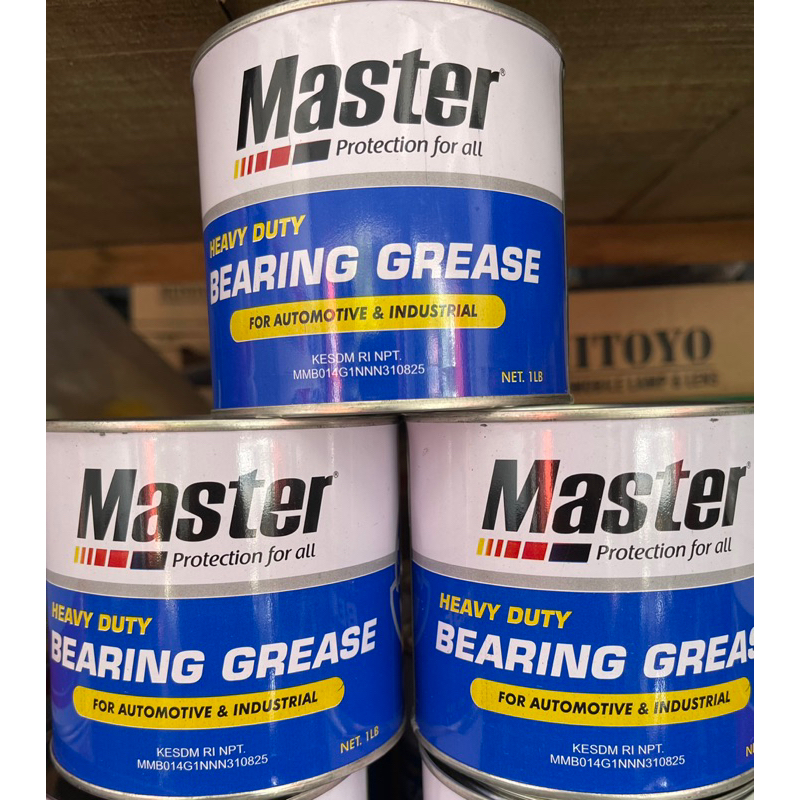 Jual Master Heavy Duty Bearing Grease for Automotive & Industrial 450gr ...