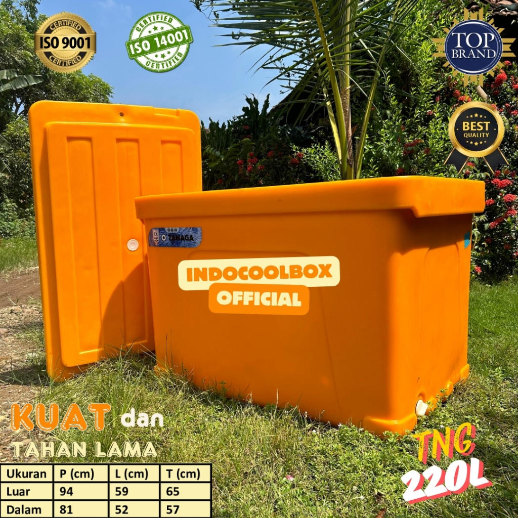 Jual Cooler Box Tanaga 220 Liter Termos Es Kotak Tempat Es Batu Daging ...