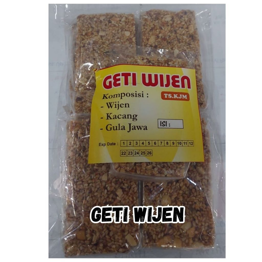 Jual Geti Wijen Enak Murah Fresh Renyah Makanan Tradisional Khas Solo ...