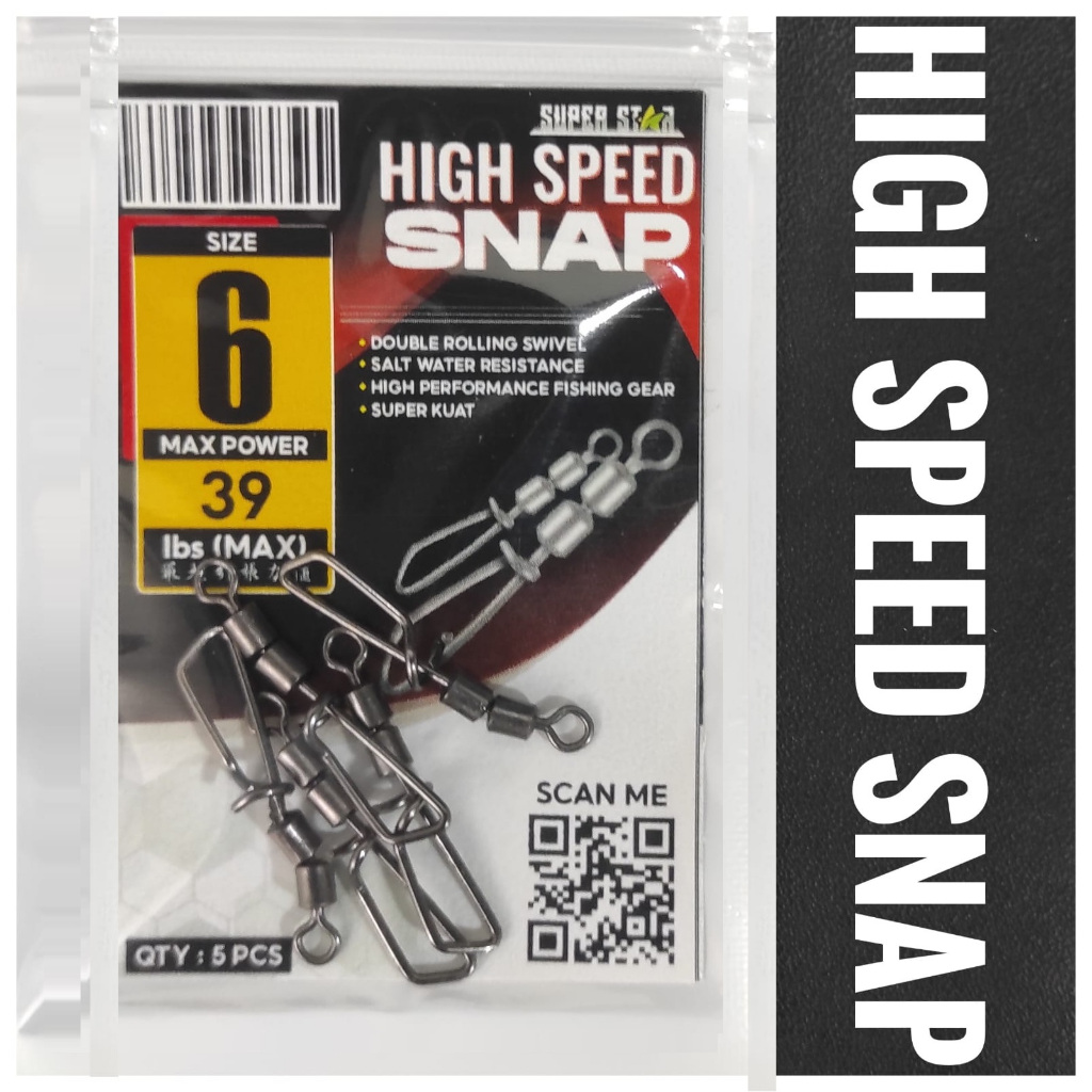 Jual SuperStar High Speed Snap Rolling Swivel - Snap dengan Swivel ...