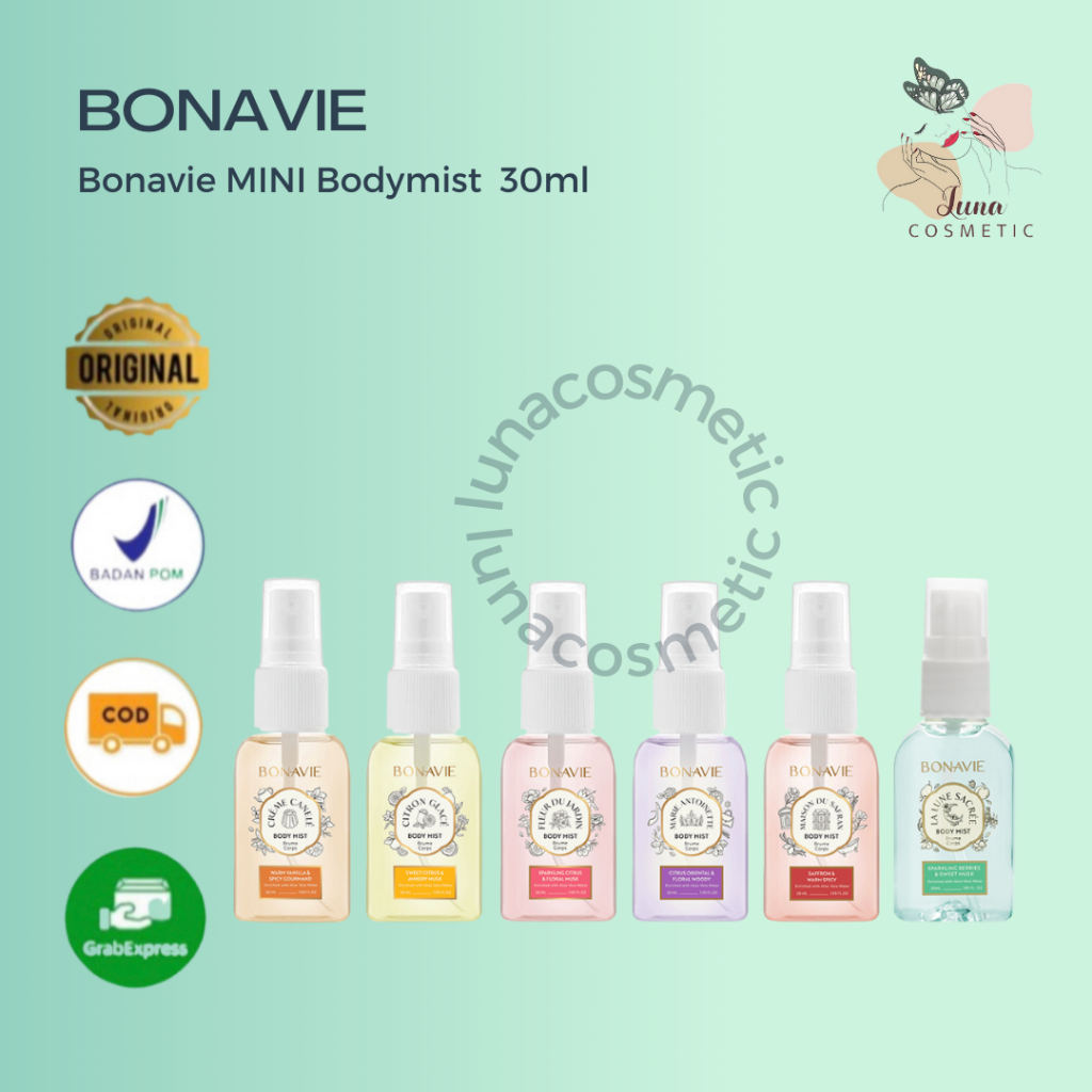 Jual Bonavie Body Mist TravelSize 30ml | Shopee Indonesia