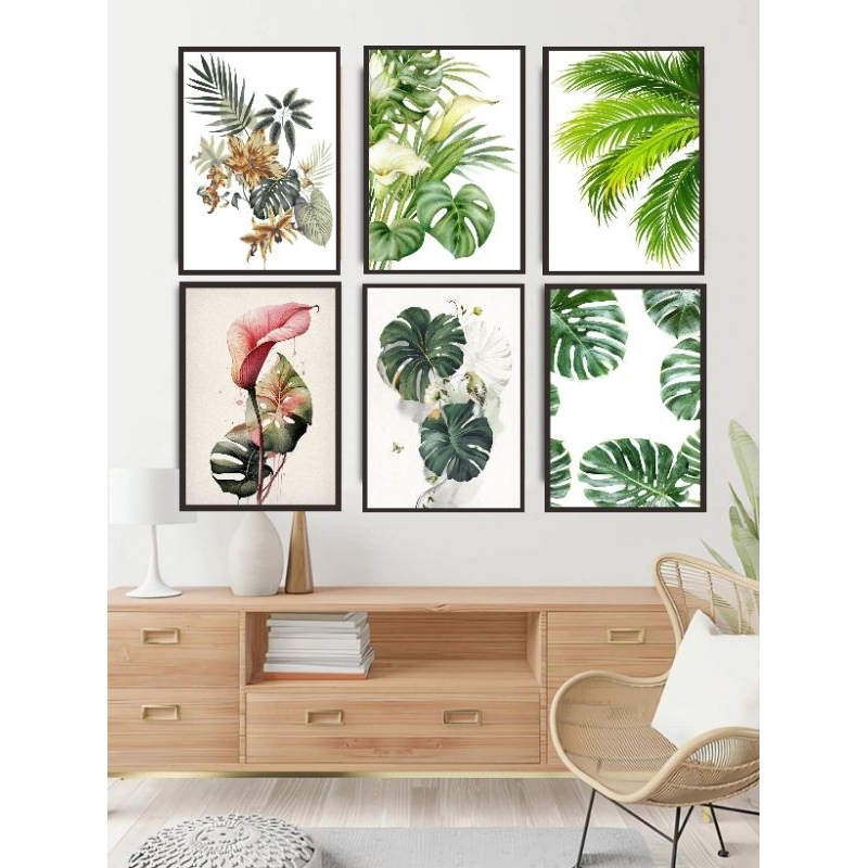 Jual POSTER HIASAN DINDING MOTIF DAUN MONSTERA, UK 20 x 30 cm | Shopee ...