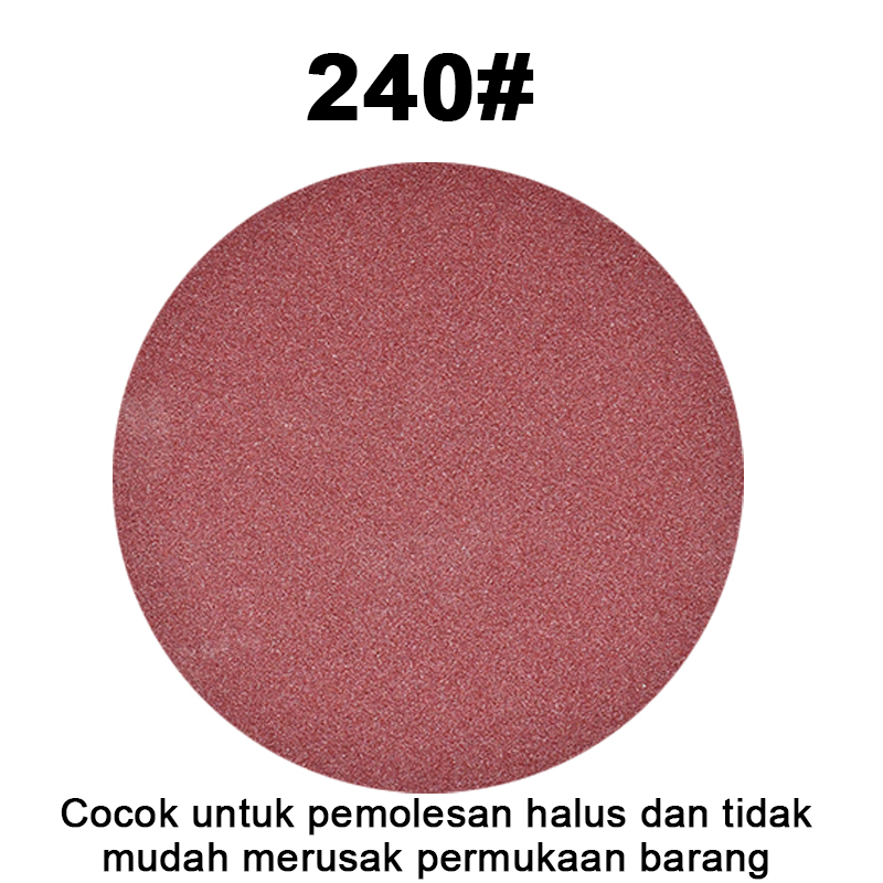 Jual NESO Amplas bulat Velcro [COD] 4 Inch Grit Grid 40 60 80 120 150 ...