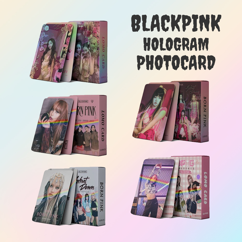 Jual 【Ready!!】55pcs/box Blackpink 7 Anniversary Photocard Hologram ...