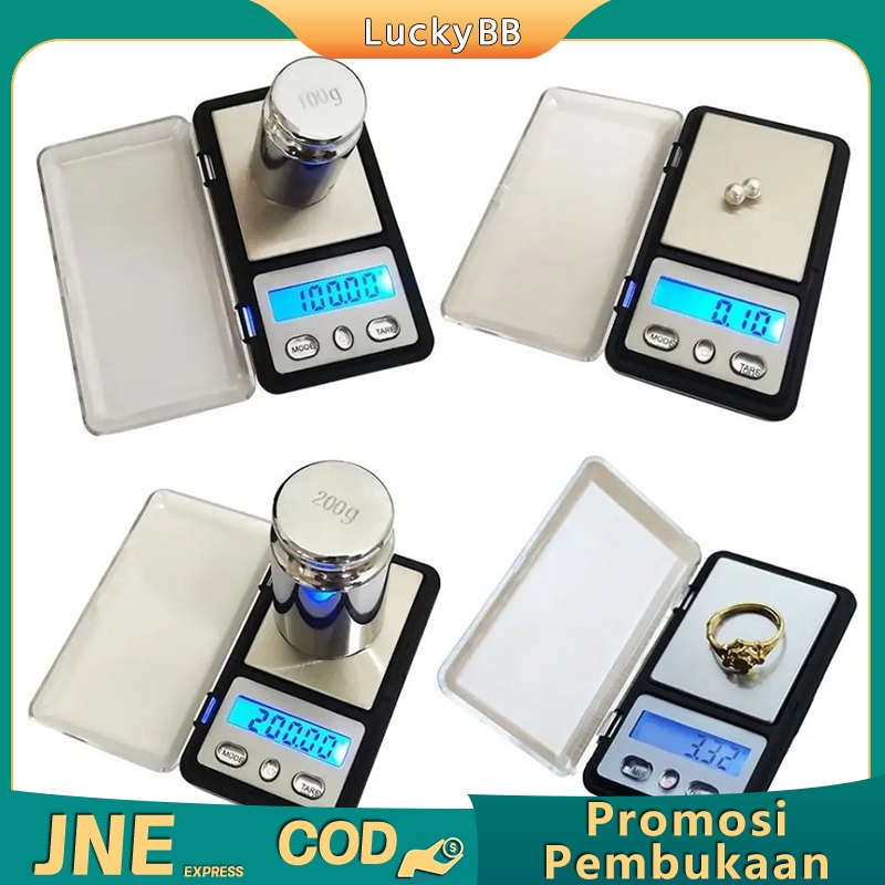 Jual Timbangan Saku Mini Pocket Scale Digital Kapasitas 200gram 200g Akurasi 0.01 | Shopee Indonesia