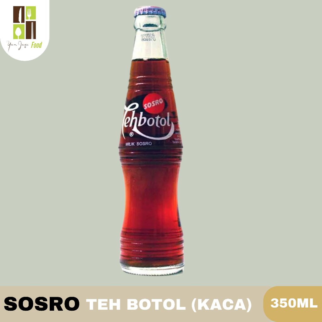 Jual Teh Botol Sosro / Teh Sosro Original / Botol Kaca / Beling / 350ml 1PCS | Shopee Indonesia