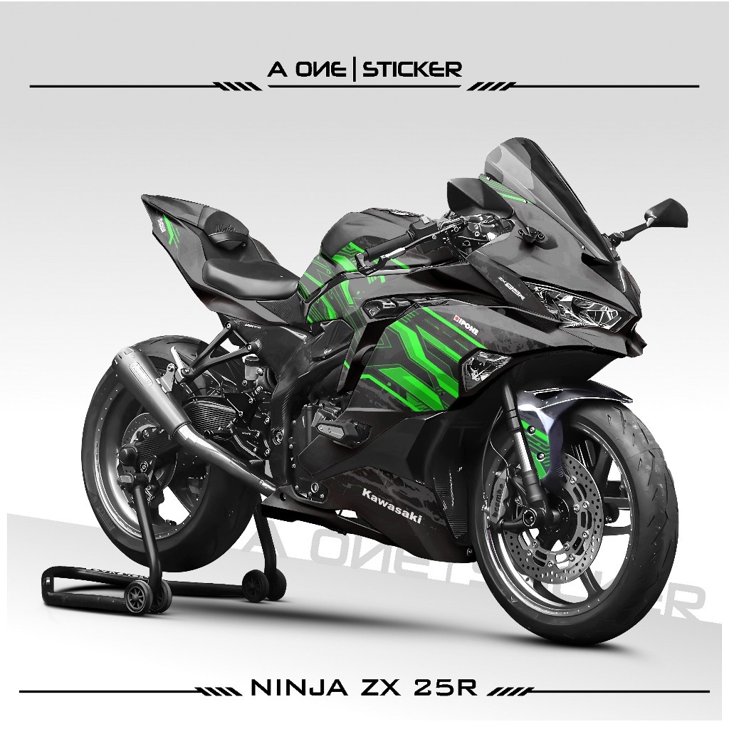 Jual STRIPING SEMIFULL NINJA ZX25R MOTIF 22 / NINJA / ZX25R / STIKER ...
