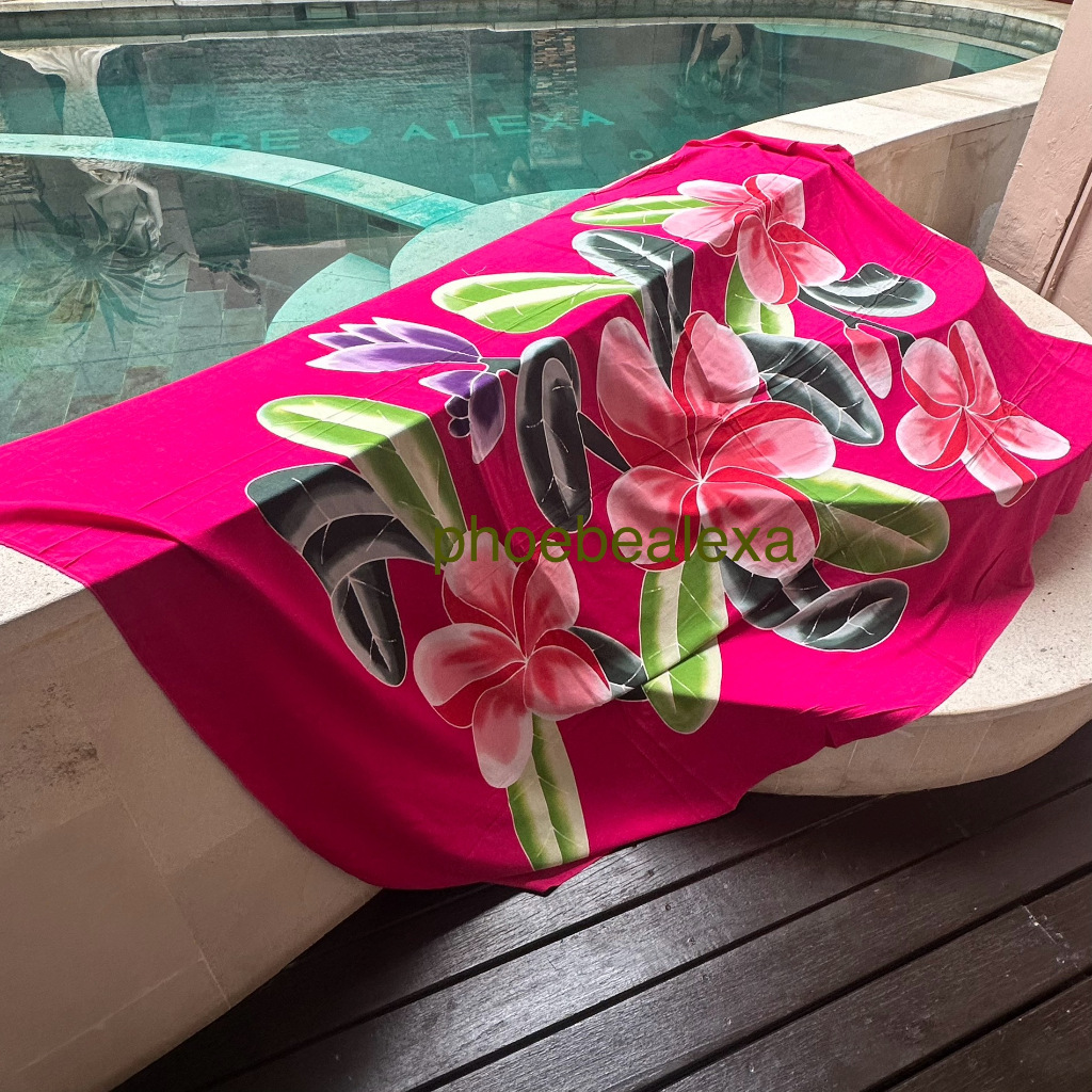 Jual Kain Pantai Bali Jumbo Premium 2 meter Part A | Kain Pantai Lukis Tebal Asli 200x123cm ...