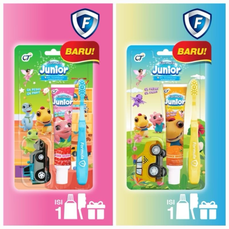 Jual Formula Junior 2in1 Sikat Gigi + Pasta Gigi + Mainan - Odol Anak ...