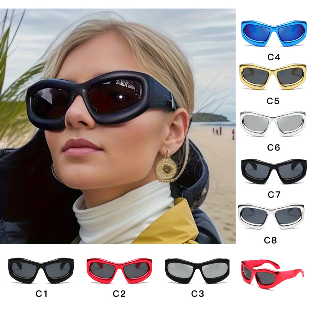 Jual Kacamata Retro LUNAR Kekinian Fashion Pria Wanita KACA MATA GAYA ...