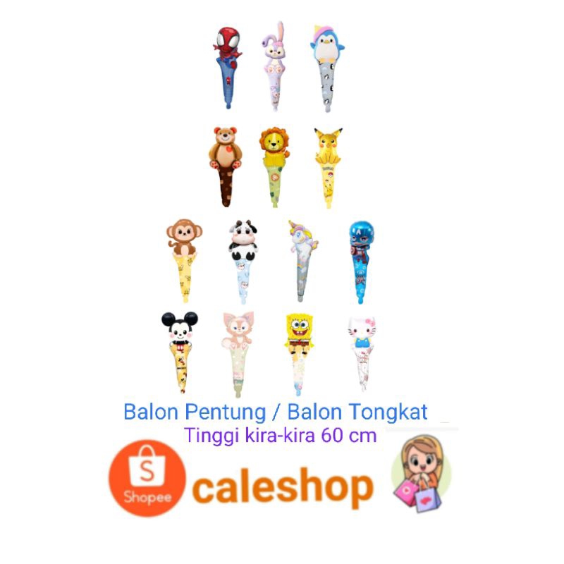 Jual Balon Pentung / Balon TongkKartun akter Kartun Mainan Anak Ulang ...
