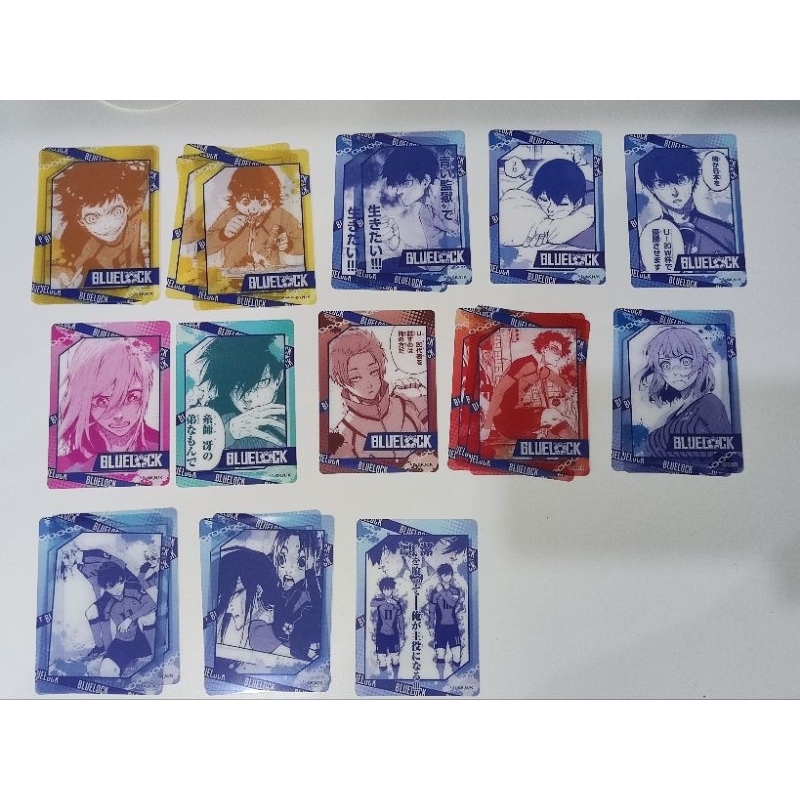 Jual BLUELOCK CLEAR CARDS (Isagi, Rin, Sae, Chigiri, Bachira, Yukimiya ...