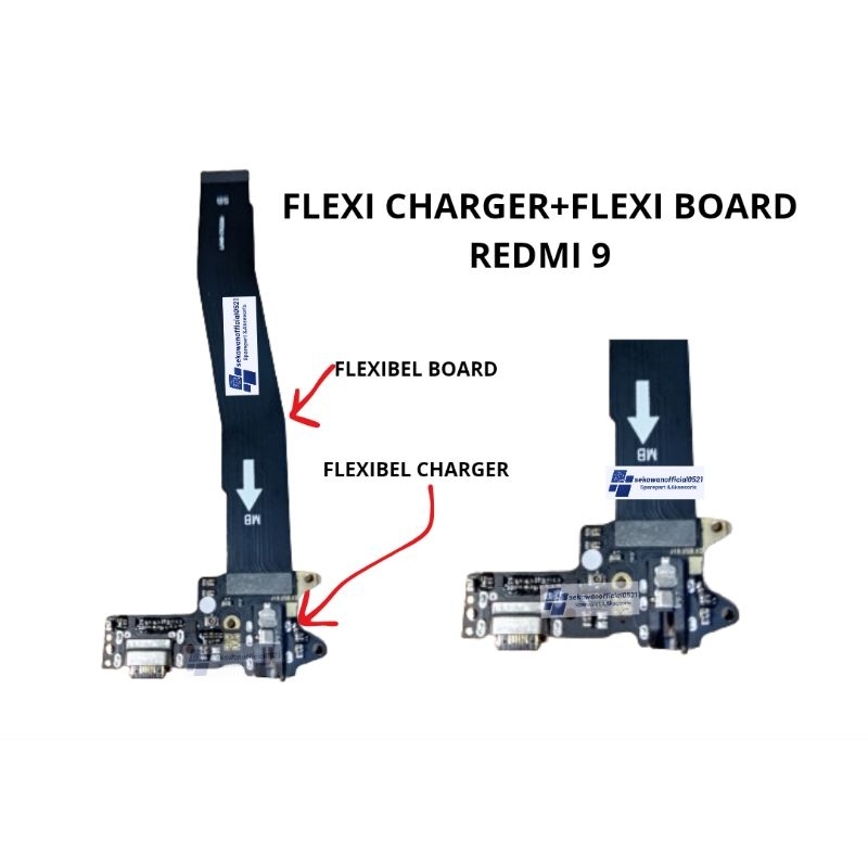 Jual Flexi Flexibel Charger + Flexibel Board Xiaomi Redmi 9 Original ...