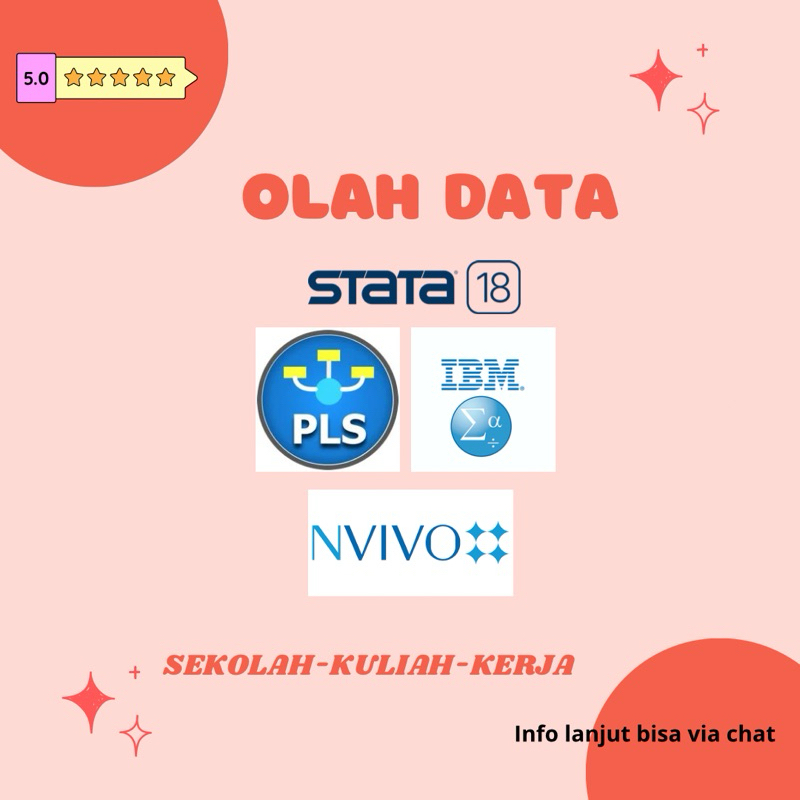 Jual OLAH DATA SPSS|STATA|SEM PLS|NVIVO| DLL | Shopee Indonesia