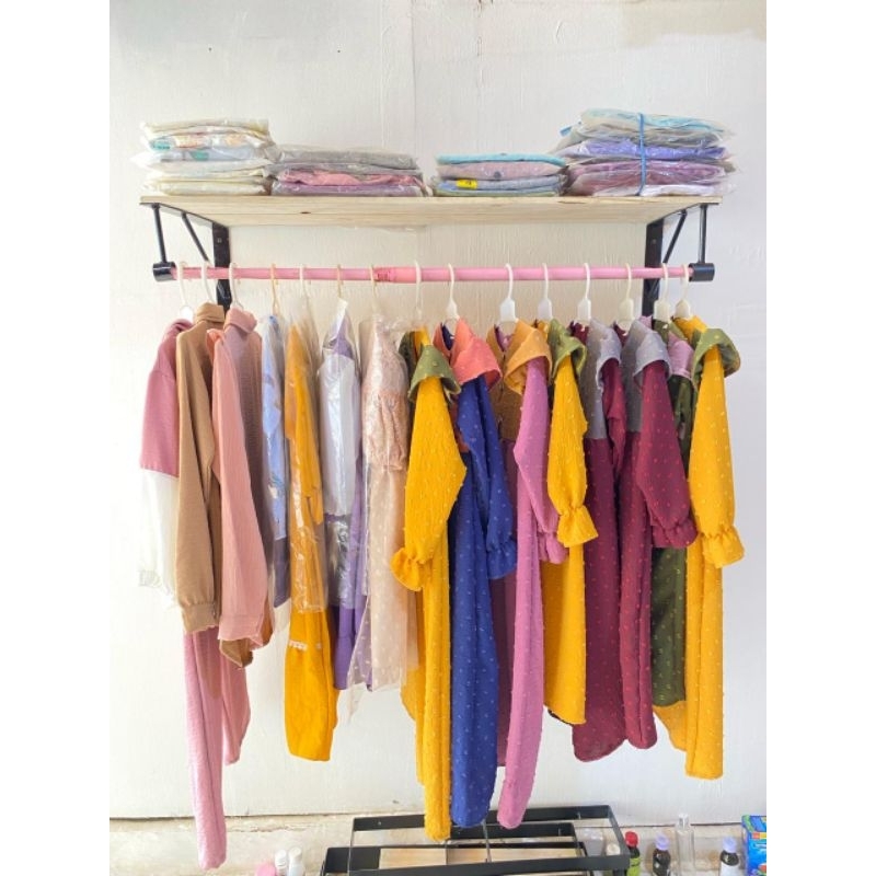 Jual Rak besi siku ambalan penyangga/besi siku buat rak dinding ...