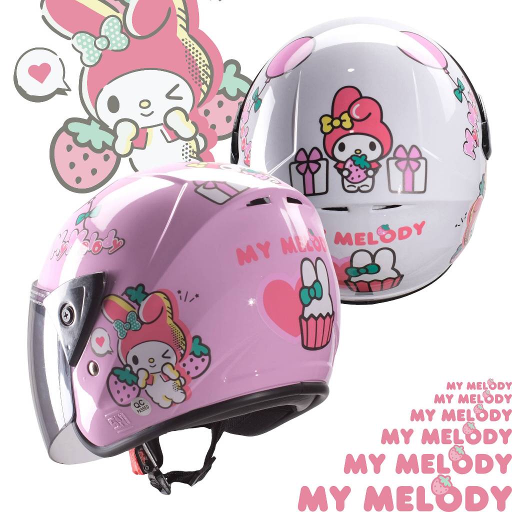 Jual Helm Anak Lucu Motif My Melody untuk Usia 2 hingga Dewasa SNI ...