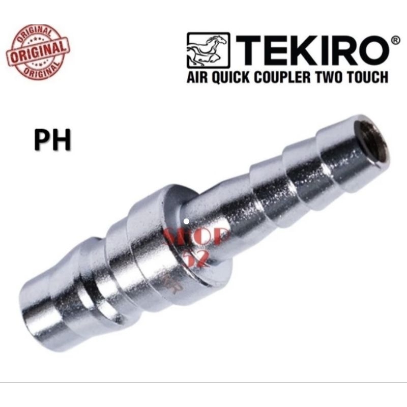 Jual Tekiro Air Quick Coupler Two Touch Kopler Angin Plug PH Connector Konektor Angin Nepel ...