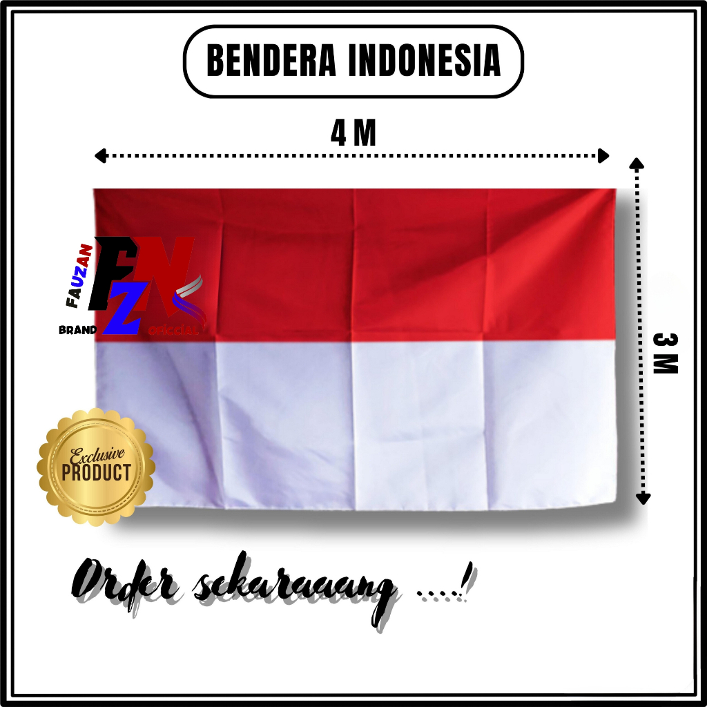 Jual Bendera Indonesia Jumbo Poliester Peles (4m) | Shopee Indonesia