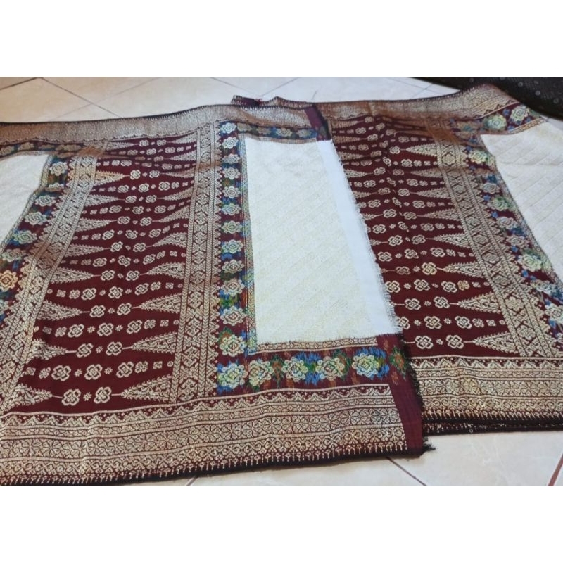 Jual HARGA SALE songket tenun tiga negri/songket Palembang asli tenun tangan | Shopee Indonesia