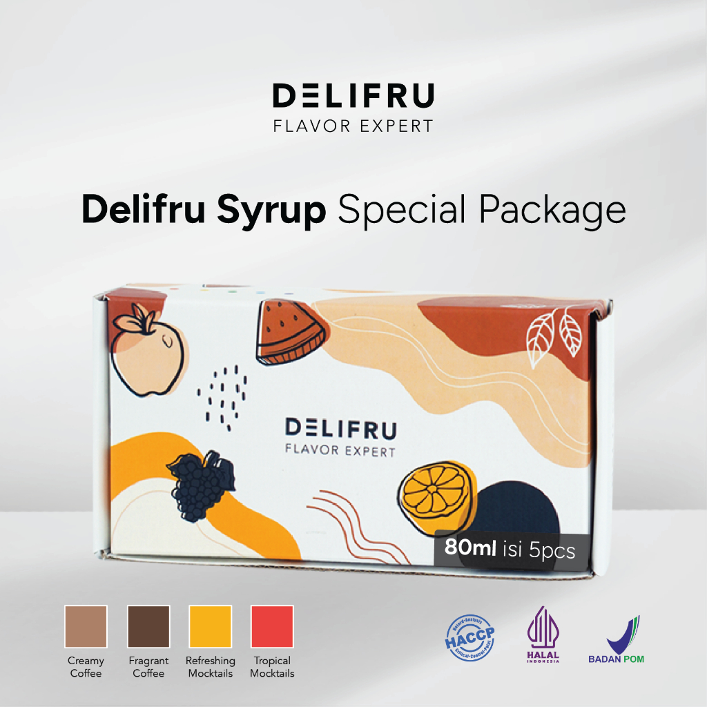 Jual Delifru Syrup Special Package 80ml 5 Pcs - Paket Syrup Premium Isi ...