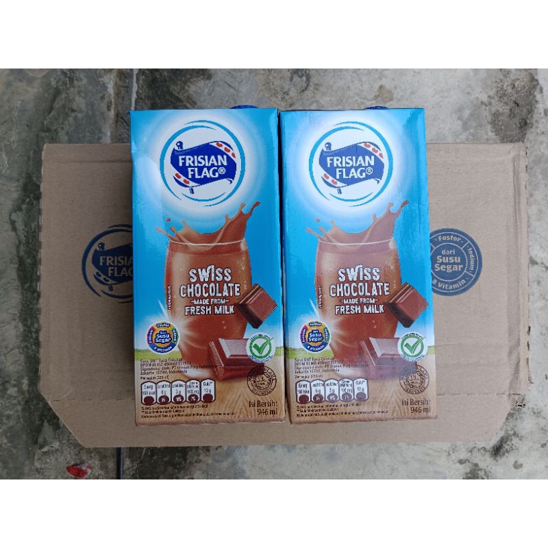Jual Susu Frisian Flag UHT 946 ML 1 Dus | Shopee Indonesia