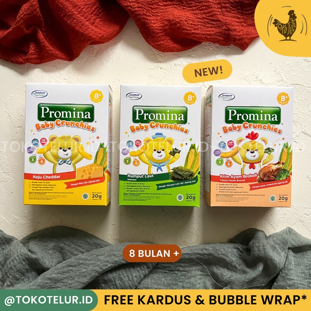 Jual PROMINA - Baby Crunchies / Cemilan Snack Anak Bayi - Snack MPASI ...