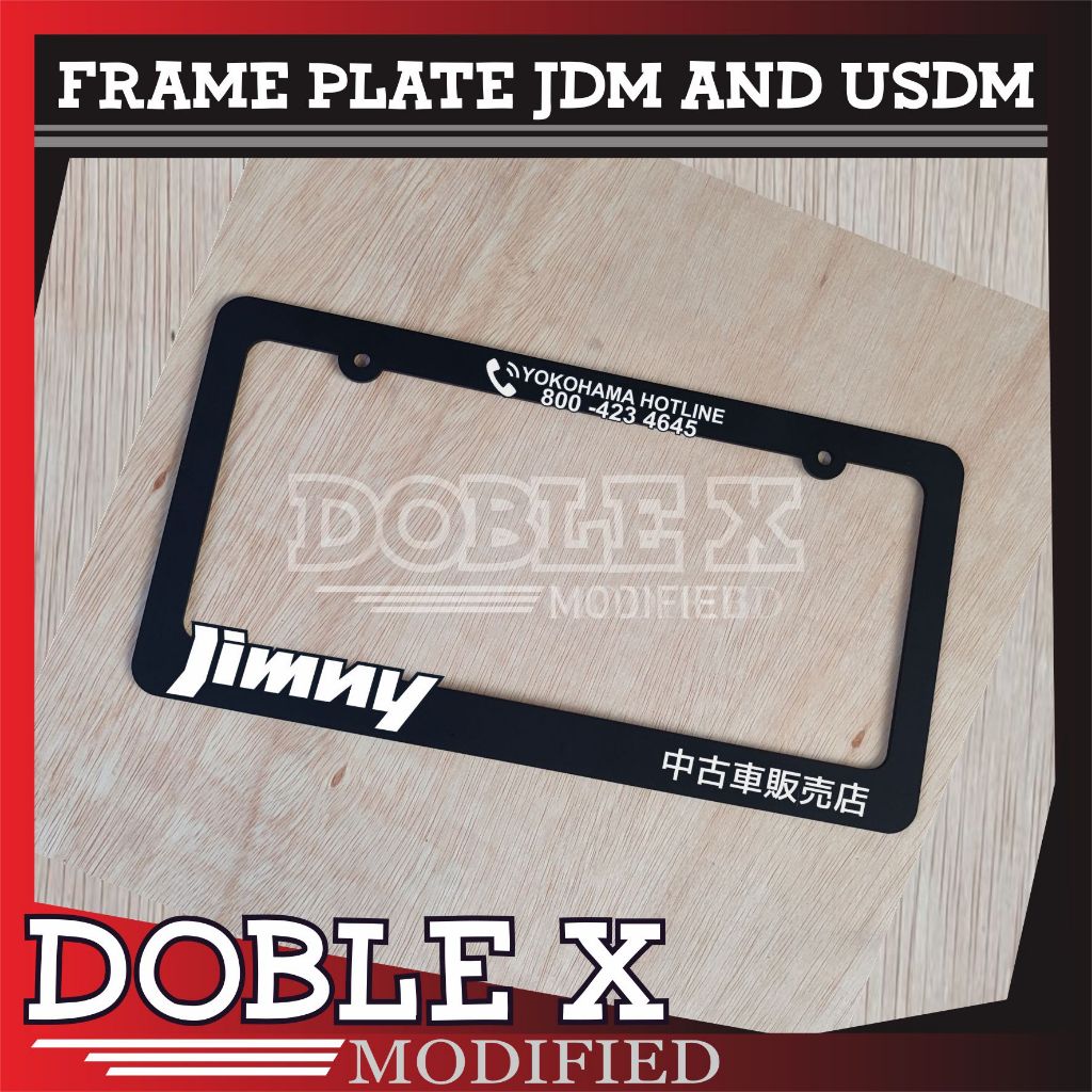 Jual FRAME LICENSE PLAT CUSTOME JDM FUN JIMNY | Shopee Indonesia