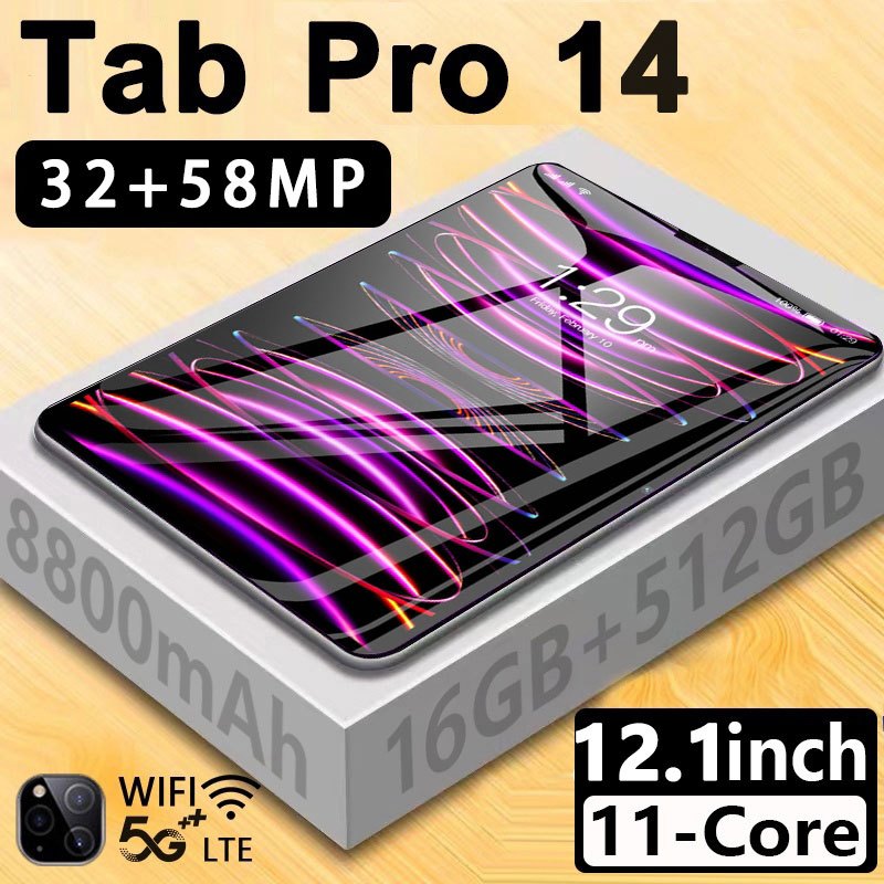 Jual 【Termurah】2024 Tablet Android Murah Pro 14 Galaxy Tab 12.1 inch ...