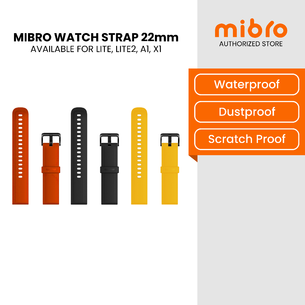 Jual Mibro Official Watch Strap 22mm Tahan Air Dan Goresan Cocok Untuk ...
