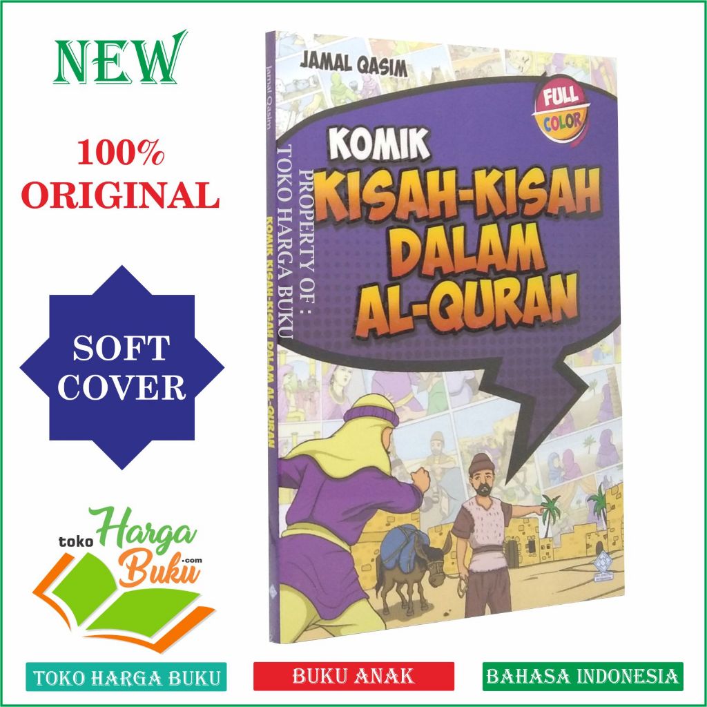 Jual Komik Kisah-Kisah Dalam Al-Quran FUll COLOR Buku Anak Islam Karya Jamal Qasim Penerbit Era ...