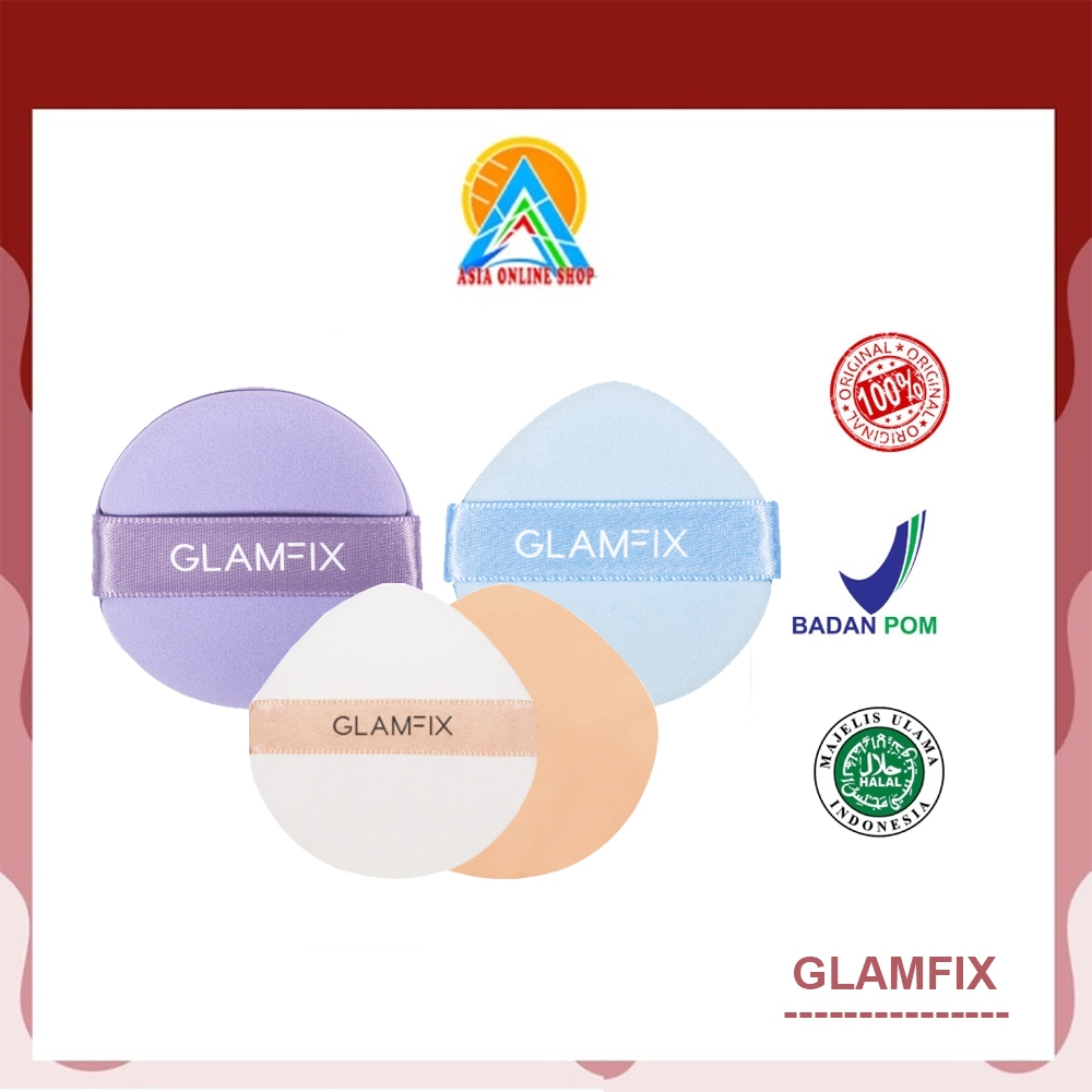 Jual GlamFix Professional Aircushion Puff BPOM | Shopee Indonesia