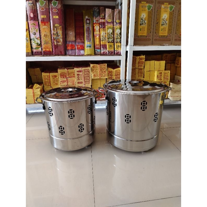 Jual TONG BAKAR KERTAS SEMBAHYANG STENLIS TEBAL IMPORT | Shopee Indonesia