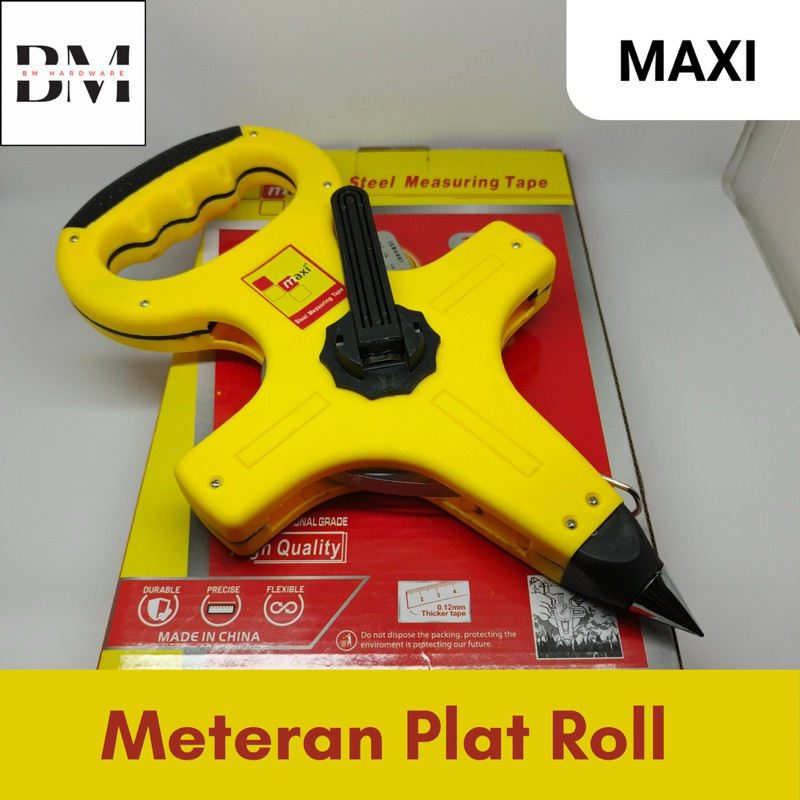Jual Meteran Plat Besi Roll MAXI 30m & 50m | Shopee Indonesia