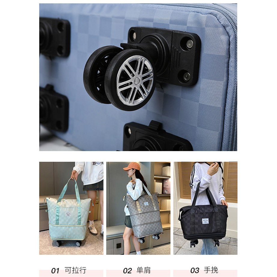 Jual LS BI TRAVEL BAG TROLLER MM | Shopee Indonesia