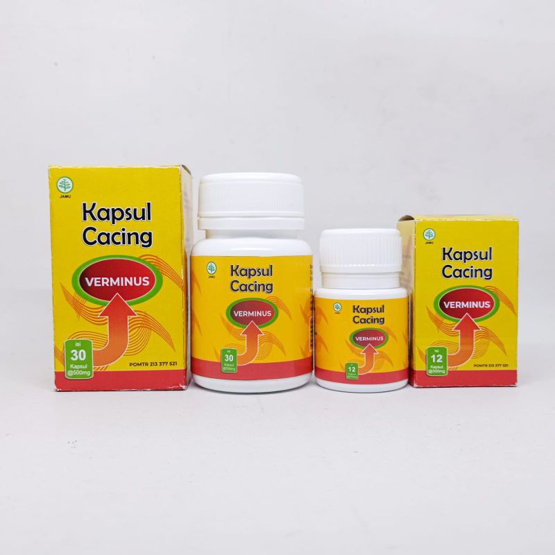 Jual KAPSUL VERMINUS 30 KAPSUL EKSTRAK CACING | Shopee Indonesia