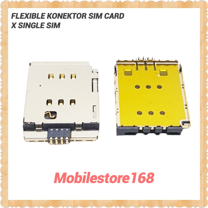 Jual FLEXIBLE KONEKTOR SIM CARD SINGLE X | Shopee Indonesia