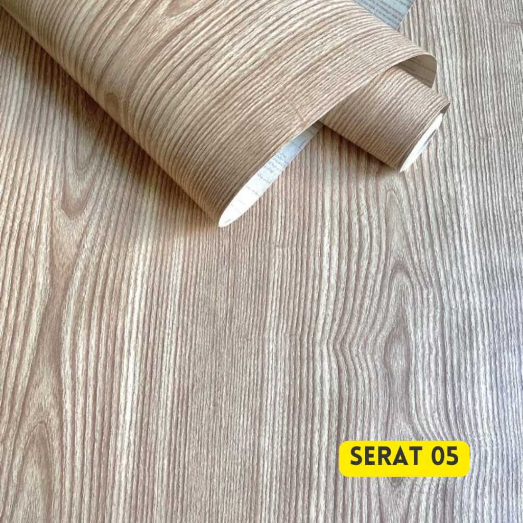 Jual Stiker / Sticker Motif Kayu - Dengan Serat - Lebar 45cm (45cm x ...