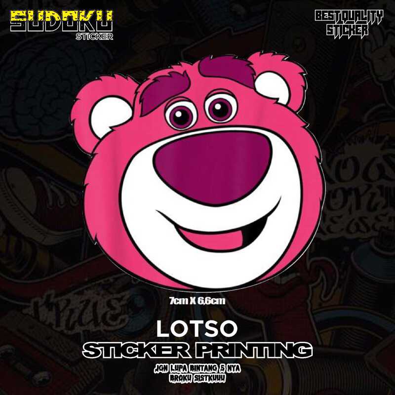 Jual STICKER STIKER PRINTING LOTSO KARTUN TOY STORY|STICKER KARTUN ...