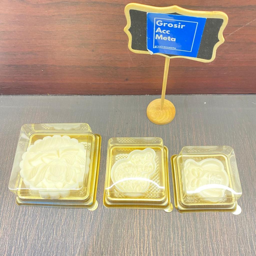 Jual 50PCS TRAY MIKA GOLD / TRAY MIKA TUTUP BENING / MIKA MOCHI / MIKA ...