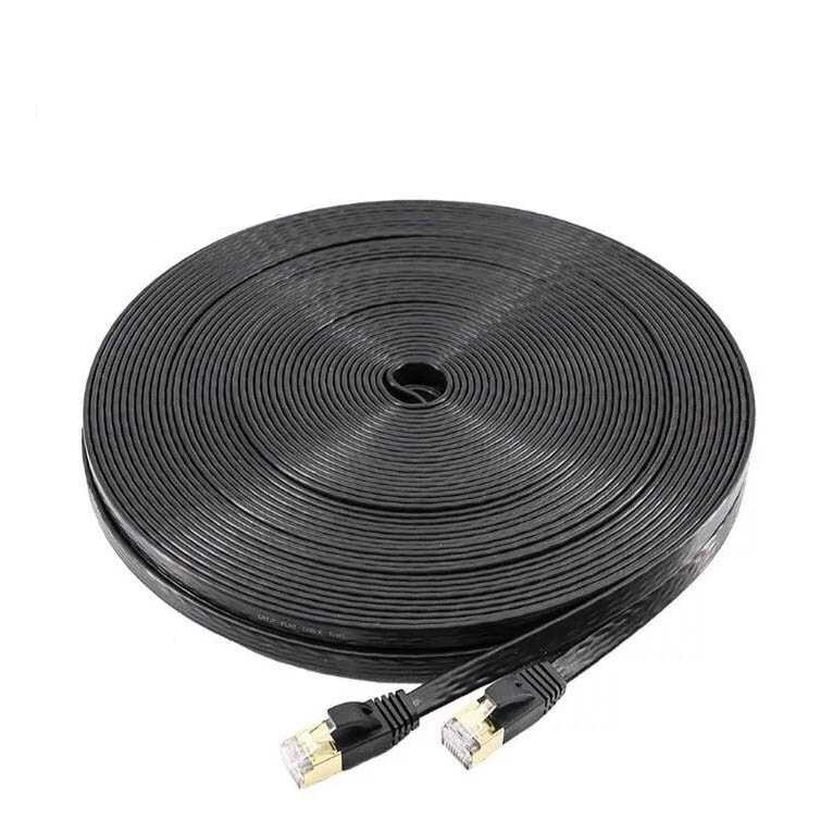 Jual Kabel Ethernet Flat LAN Network RJ 45 Ukuran Super Panjang 10 ...
